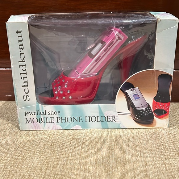 Schildkraut | Accents | Schildkraut Jeweled Shoemobile Phone Holder ...